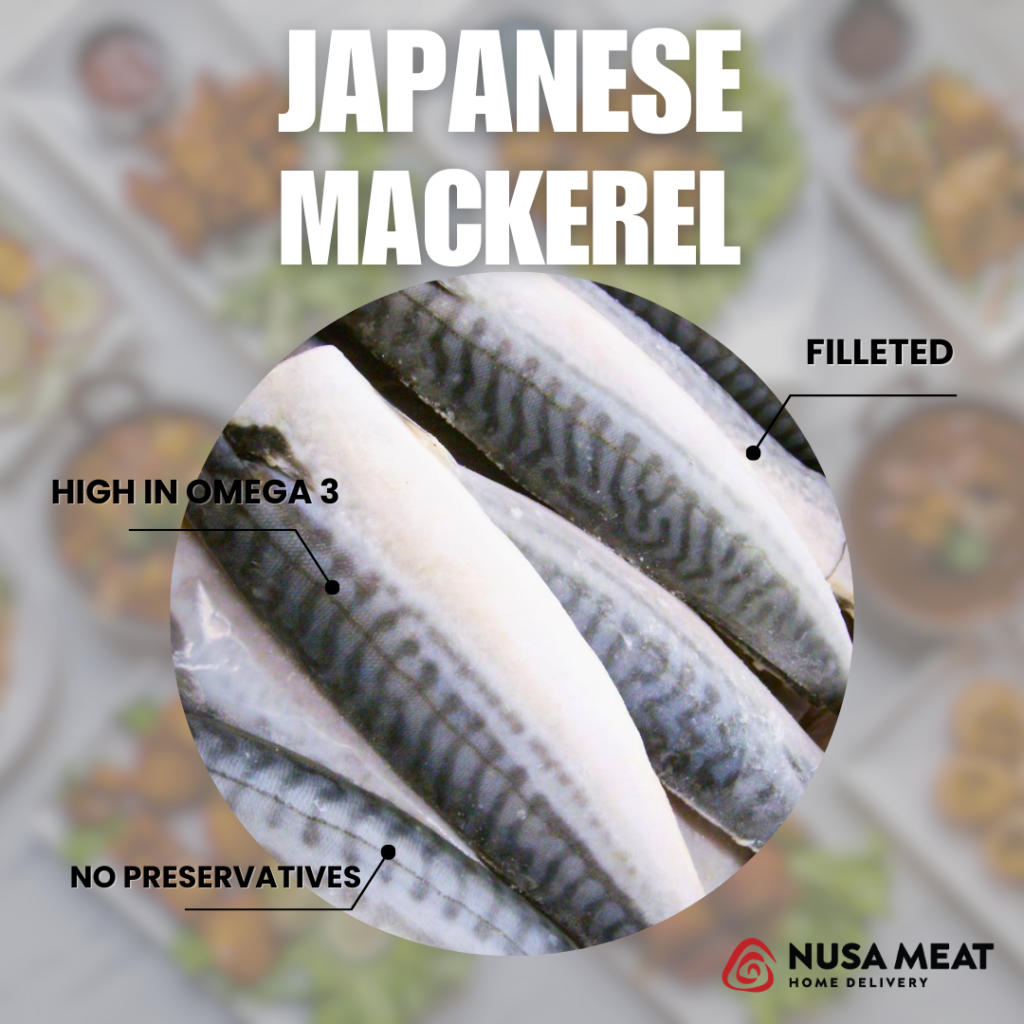 JAPANESE MACKEREL FILLET 日本鲭鱼 - Nusa Meat Home Delivery