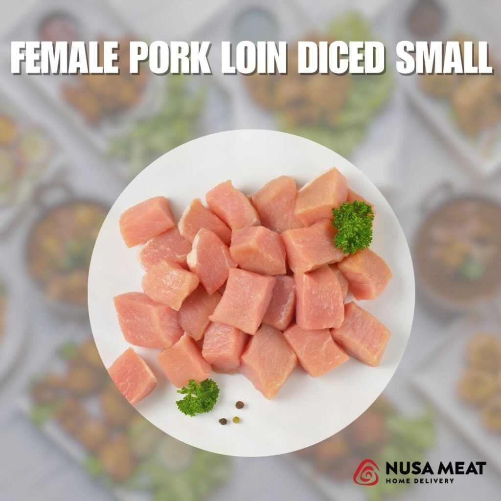 FEMALE PORK MINCE REGULAR 猪肉碎 (母猪肉) - NUSA MEAT